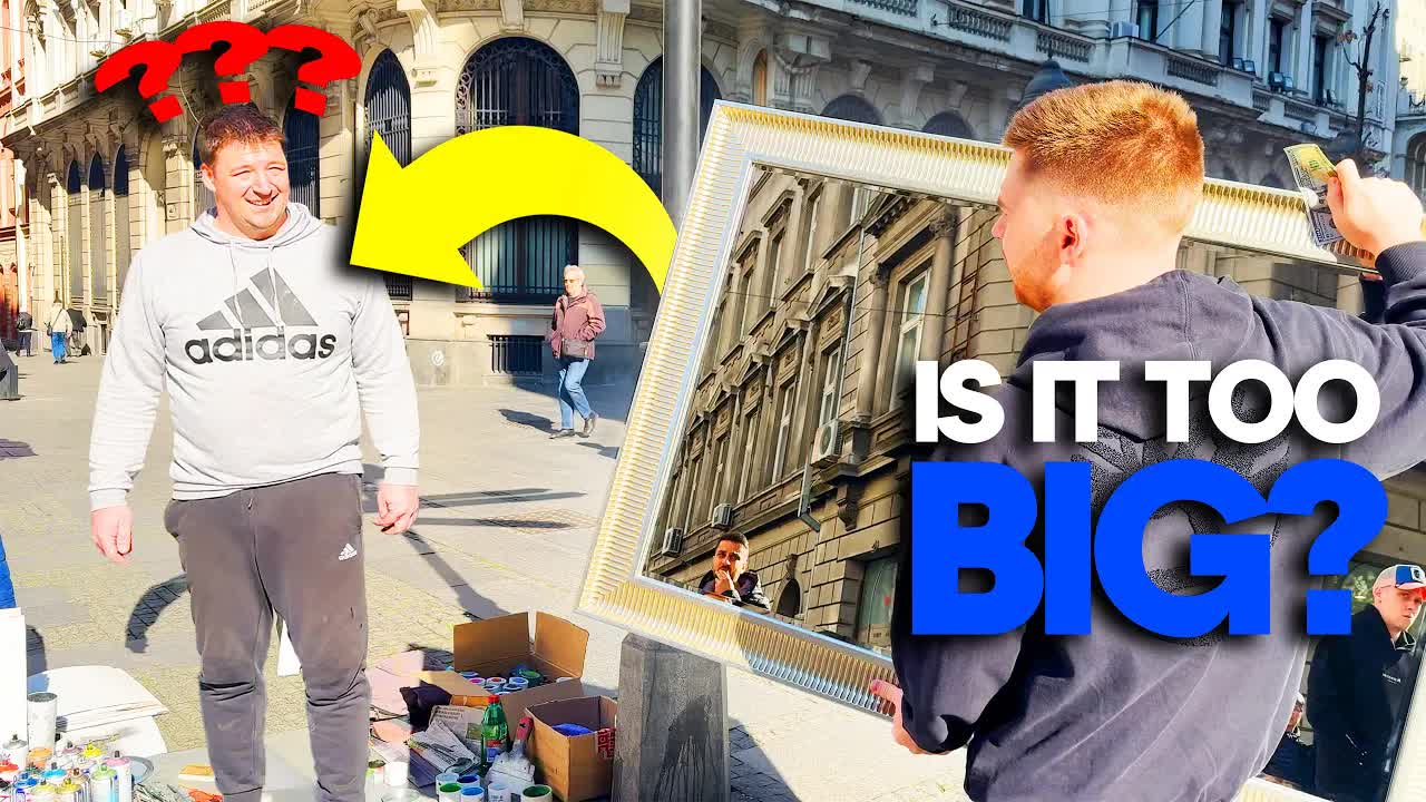 I let a street artist do whatever he wanted to my mirror