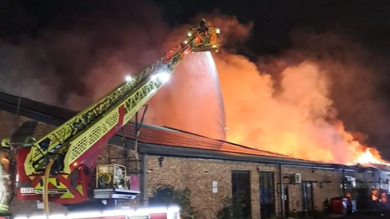Dozens evacuated from homes in London after huge fire rips through ...