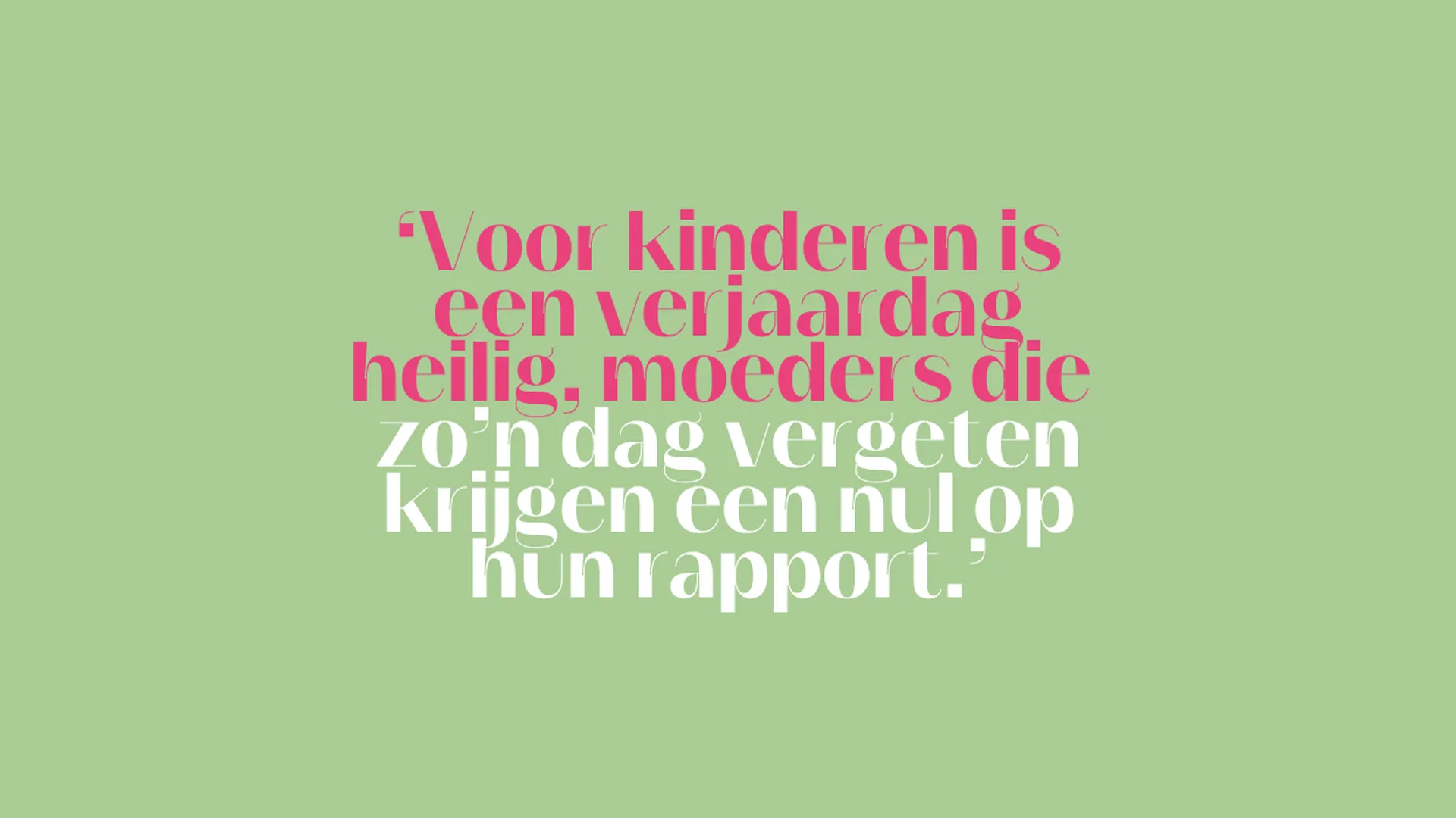 De juf: 'Ik zou het rot vinden als de moeder van Dylan zijn traktatie ...