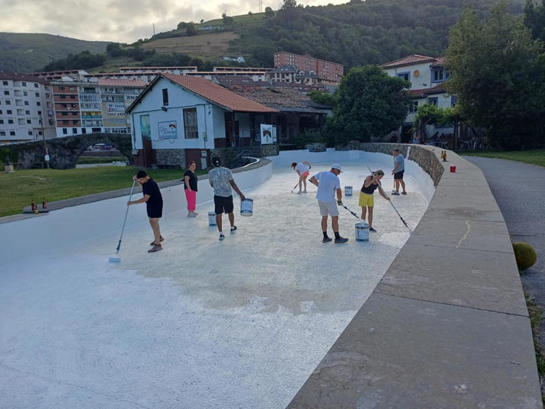 «Amigos del Narcea» pone a punto la presa del Prao del Molín, en el ...