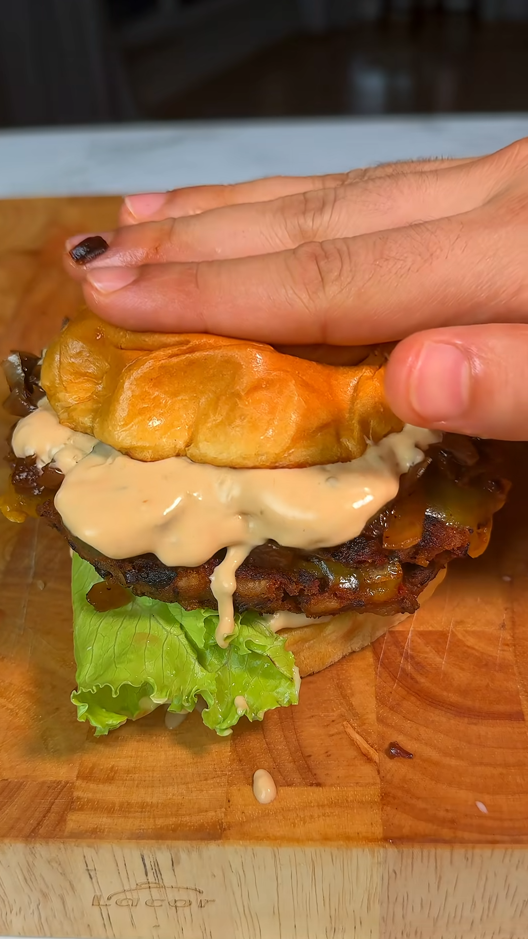 How do you stop plant-based patties getting mushy