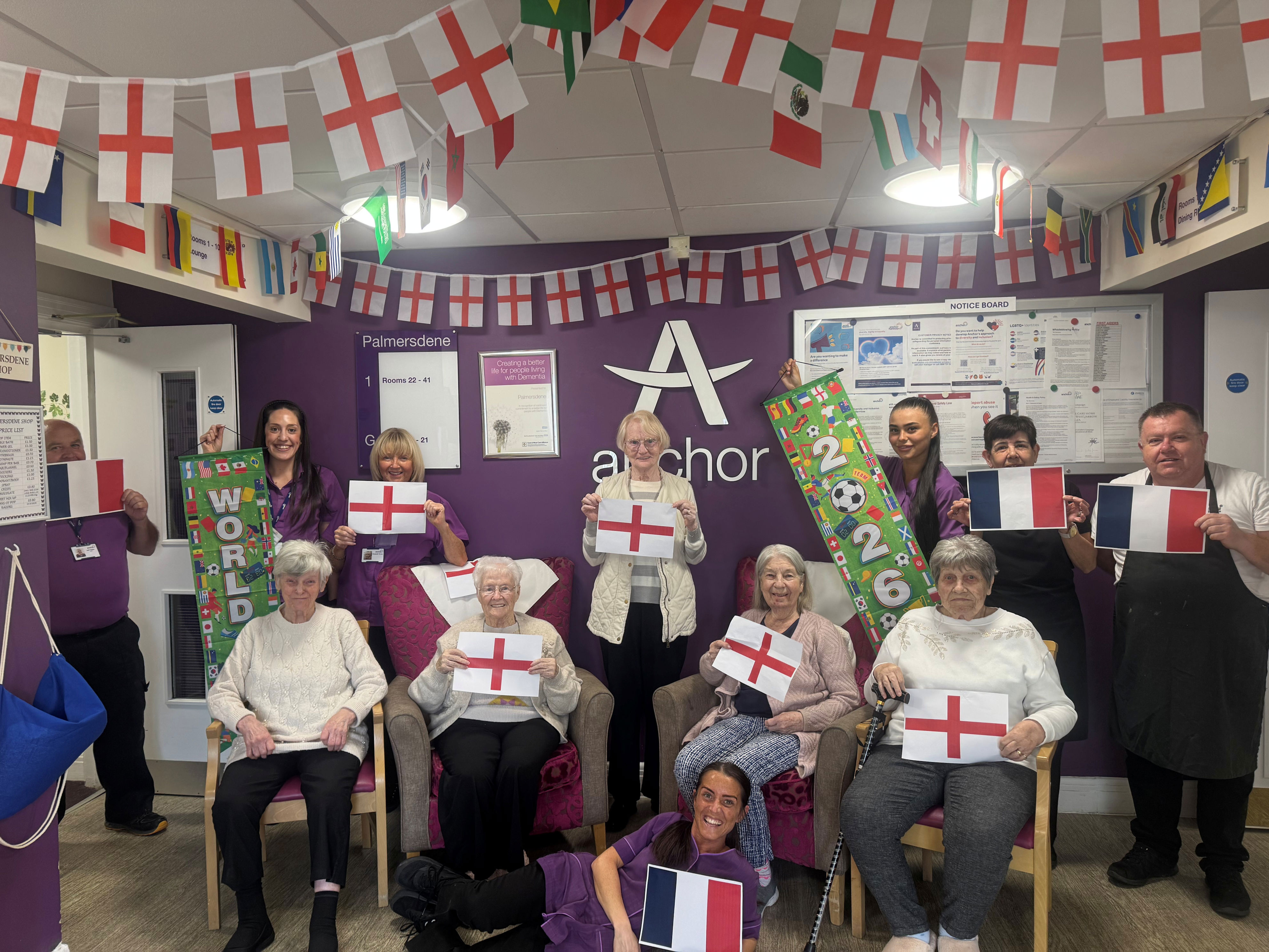 Jarrow care home to open doors to the public for England World Cup fixture