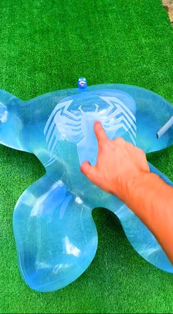 Inflating toys until boom flood