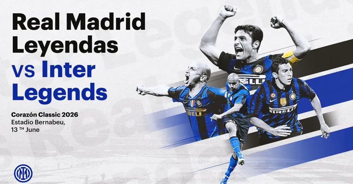 Corazon Classic, amichevole Real Madrid-Inter leggende: ecco dove ...