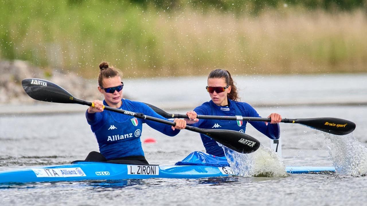 Zironi in finale agli Europei in duo con Rossetti nel K2