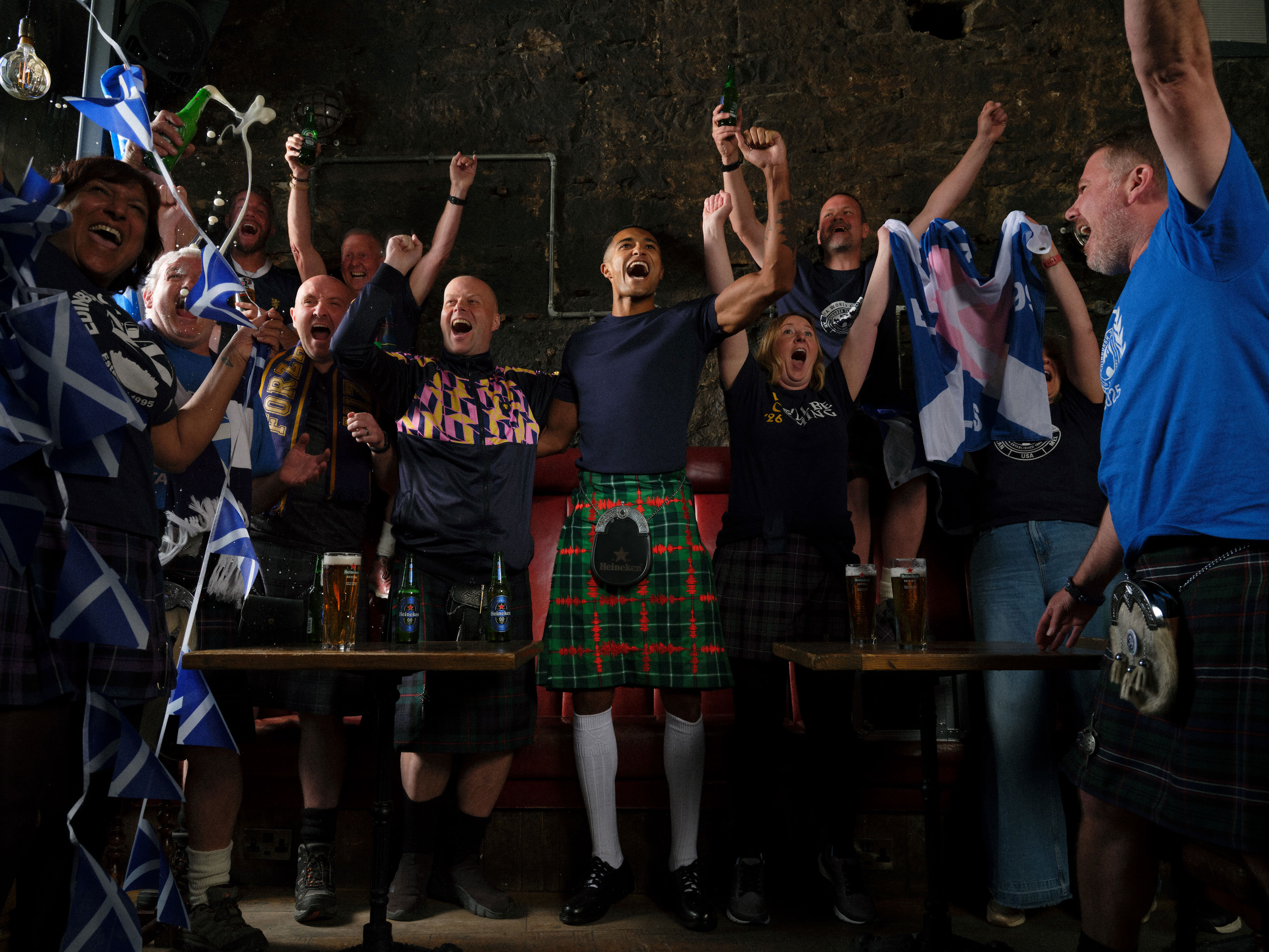 Tartan Army's famous roar transformed into one-of-a-kind kilt by ...