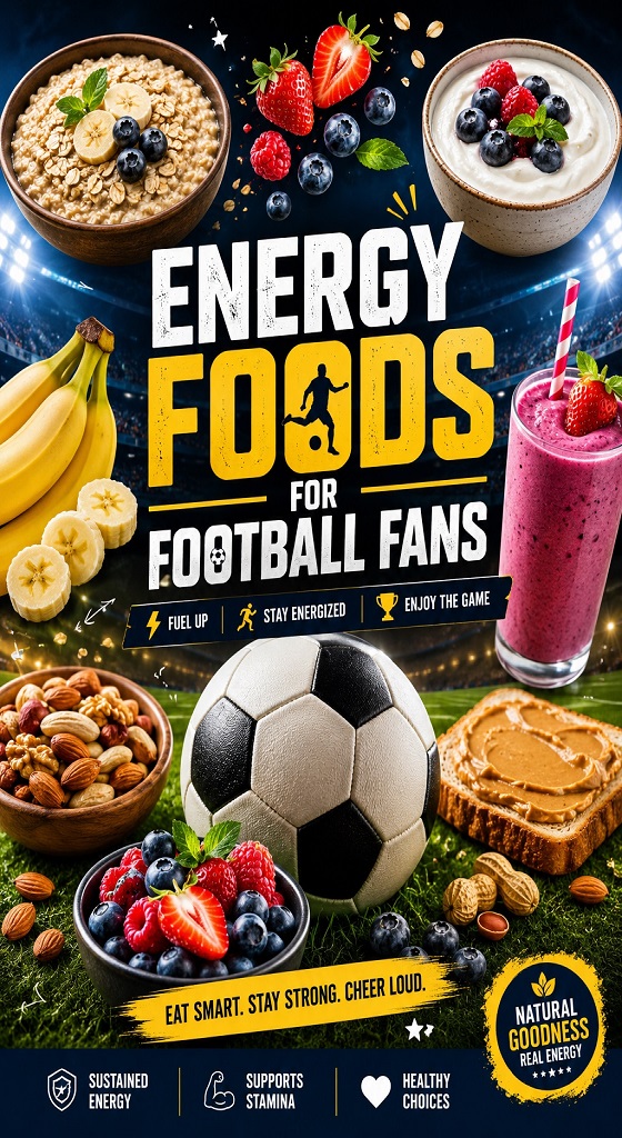 Energy foods for football fans