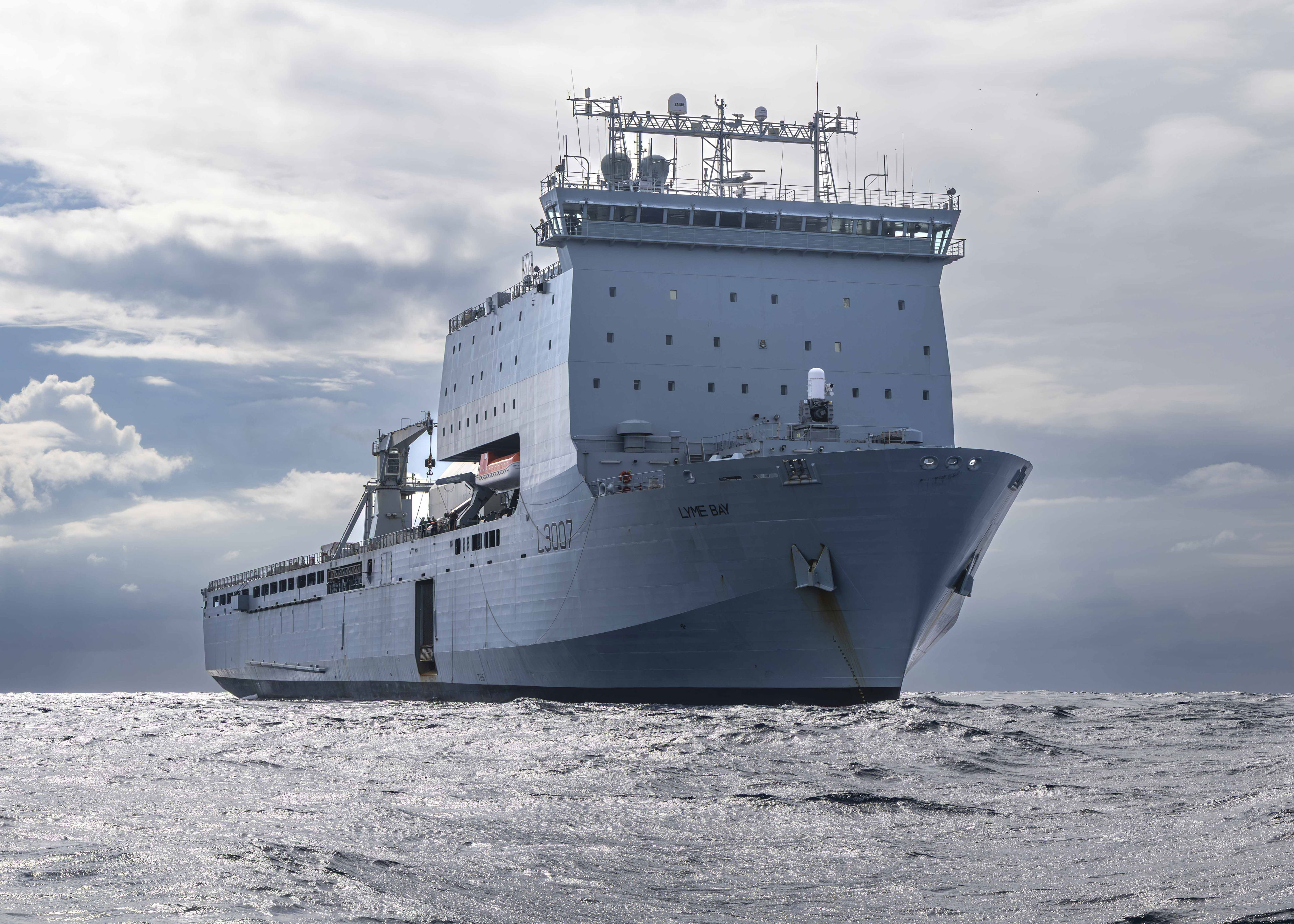 RFA Lyme Bay arrives in Cyprus ahead of possible Strait of Hormuz Iran ...