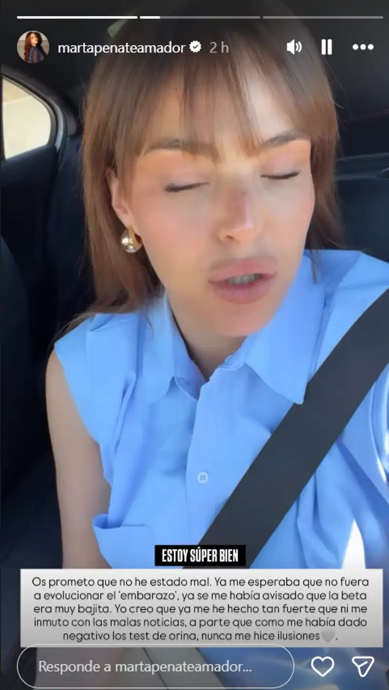 Marta Peñate: "Me he ido a hacer el análisis de sangre para ver la ...