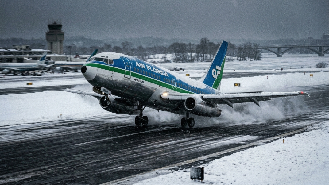 Air Florida 90 and the frozen takeoff that turned deadly