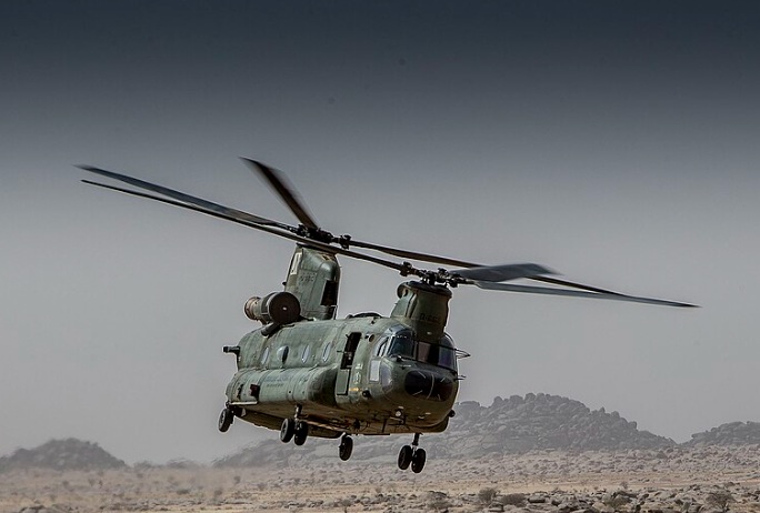 Huge Dutch military helicopter convoy seen in skies over Doncaster