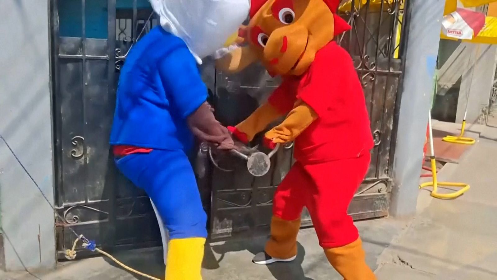Police use mascot disguises to target 'die-hard football fan'