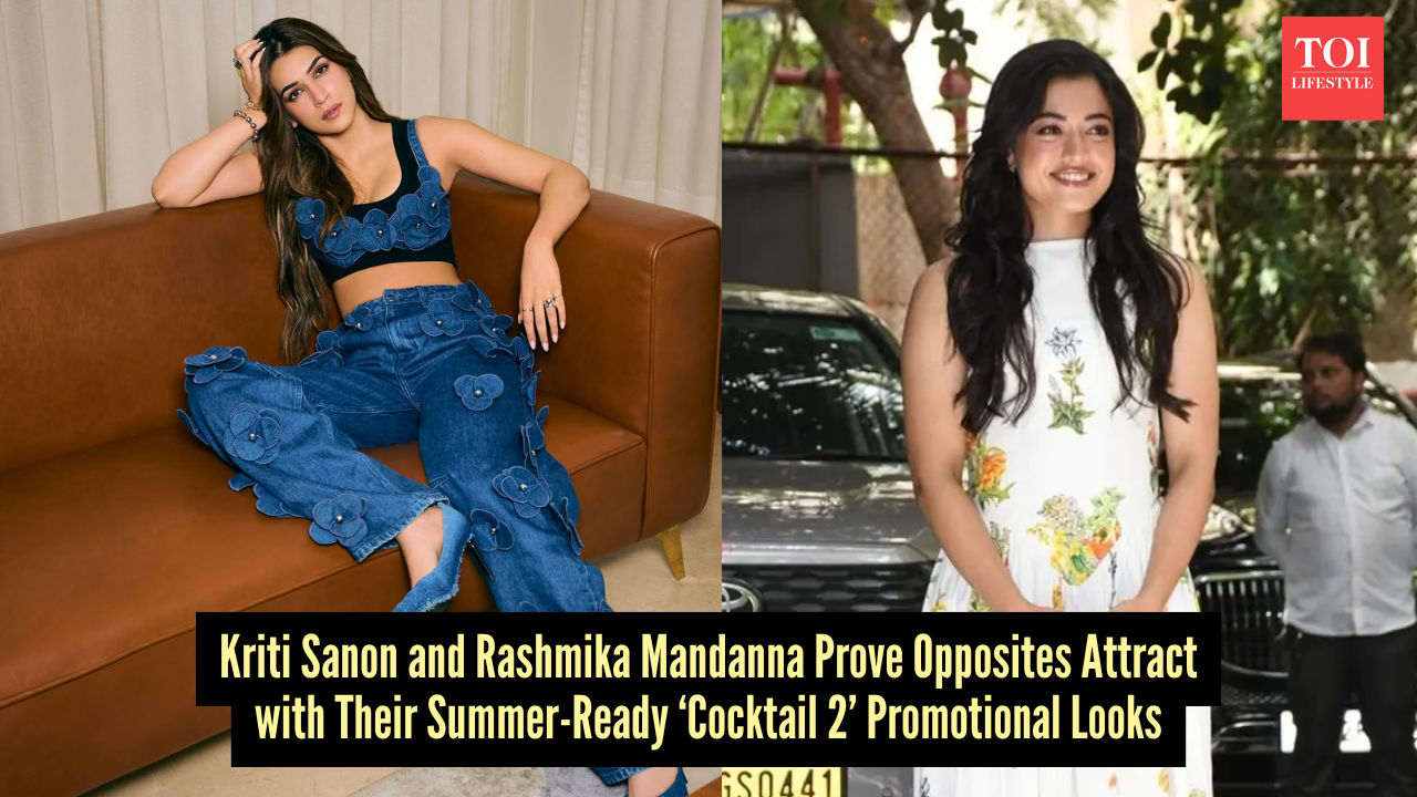 Kriti Sanon and Rashmika Mandanna serve opposite style energies at ...