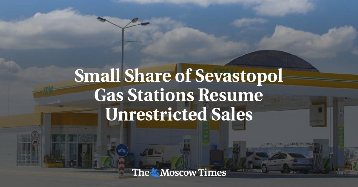 Small share of Sevastopol gas stations resume unrestricted sales