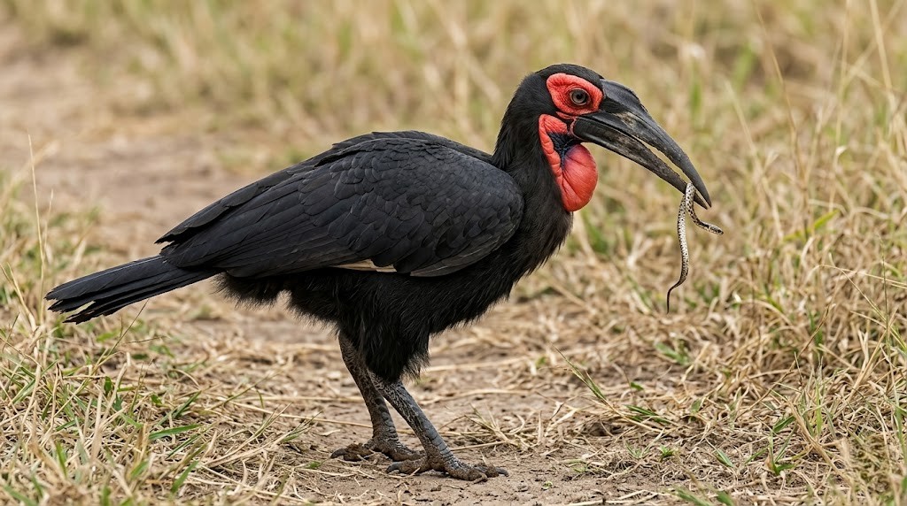 This bird hunts snakes like they're nothing
