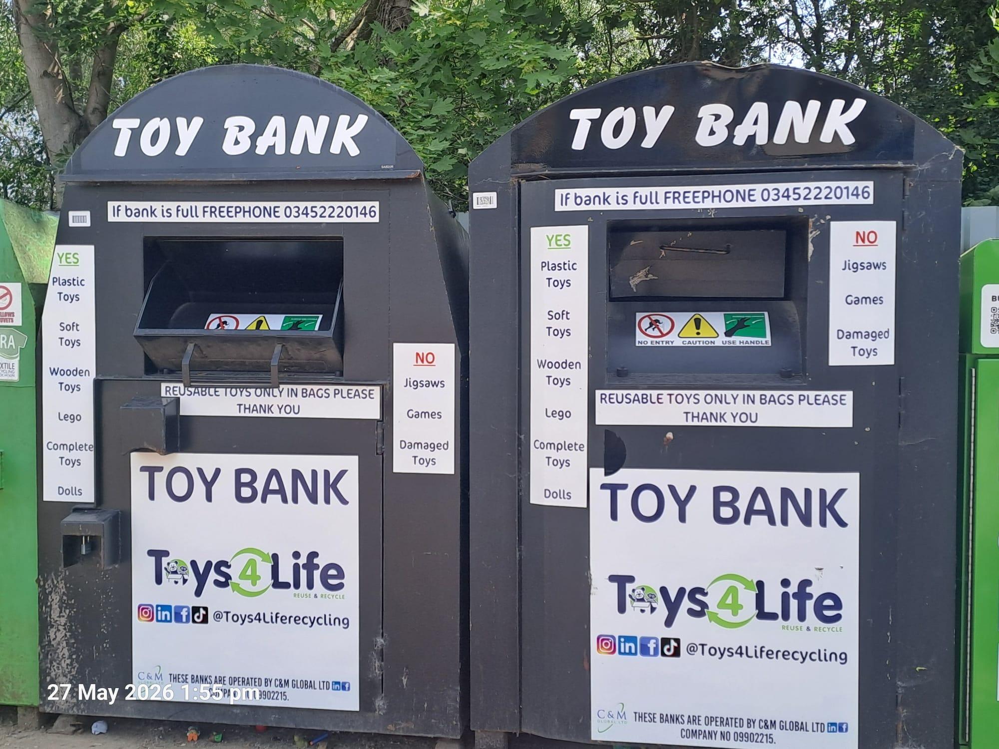 New toy and book banks launched at recycling centres across West ...