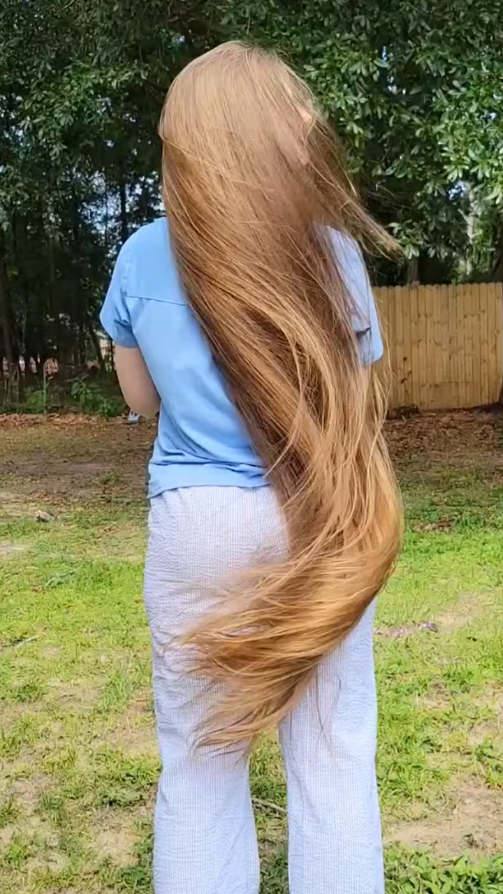 Elegant Long Hair Slow Motion That Feels So Calming to Watch