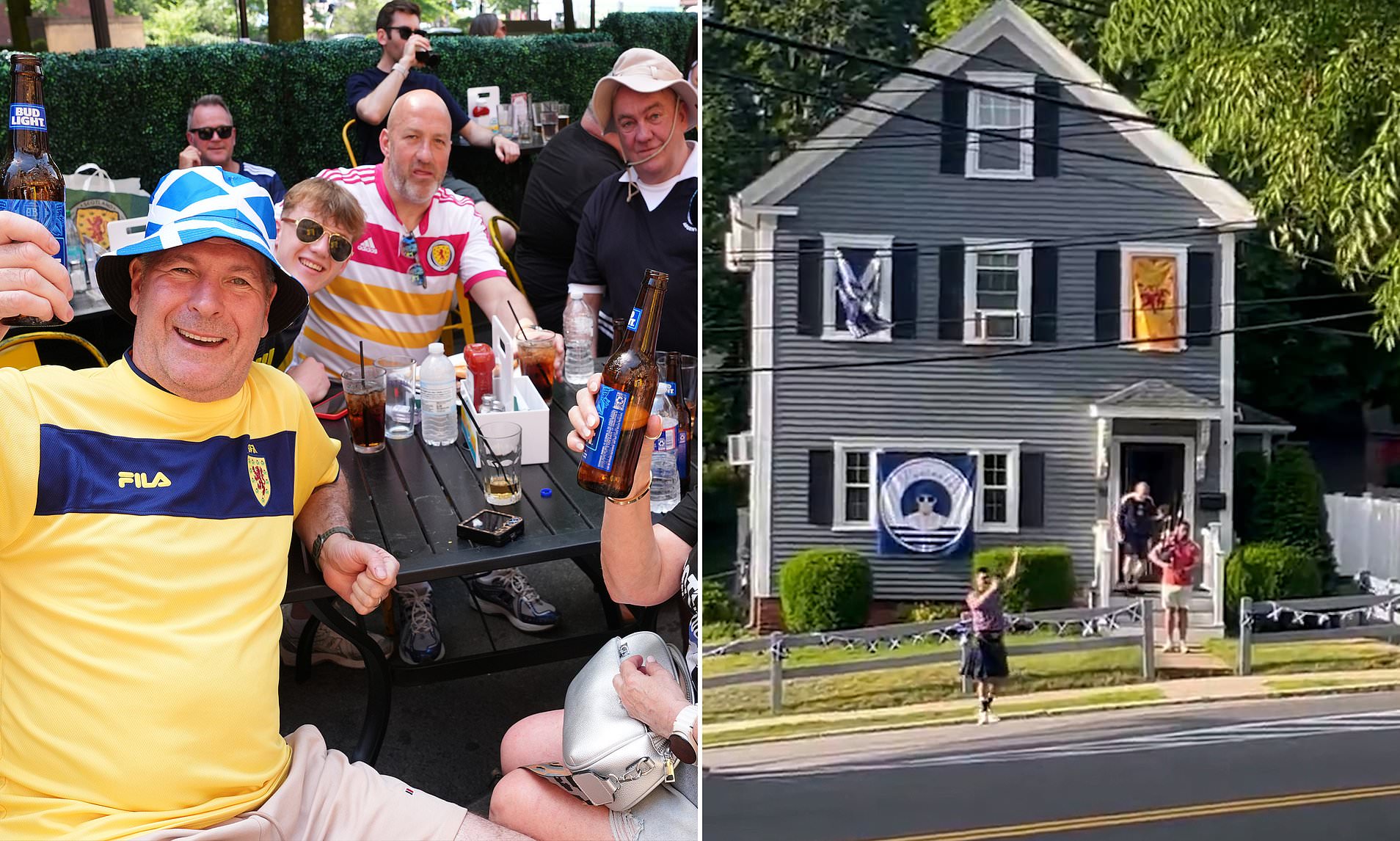 Scottish World Cup fans take over Airbnb in Massachusetts - and start ...