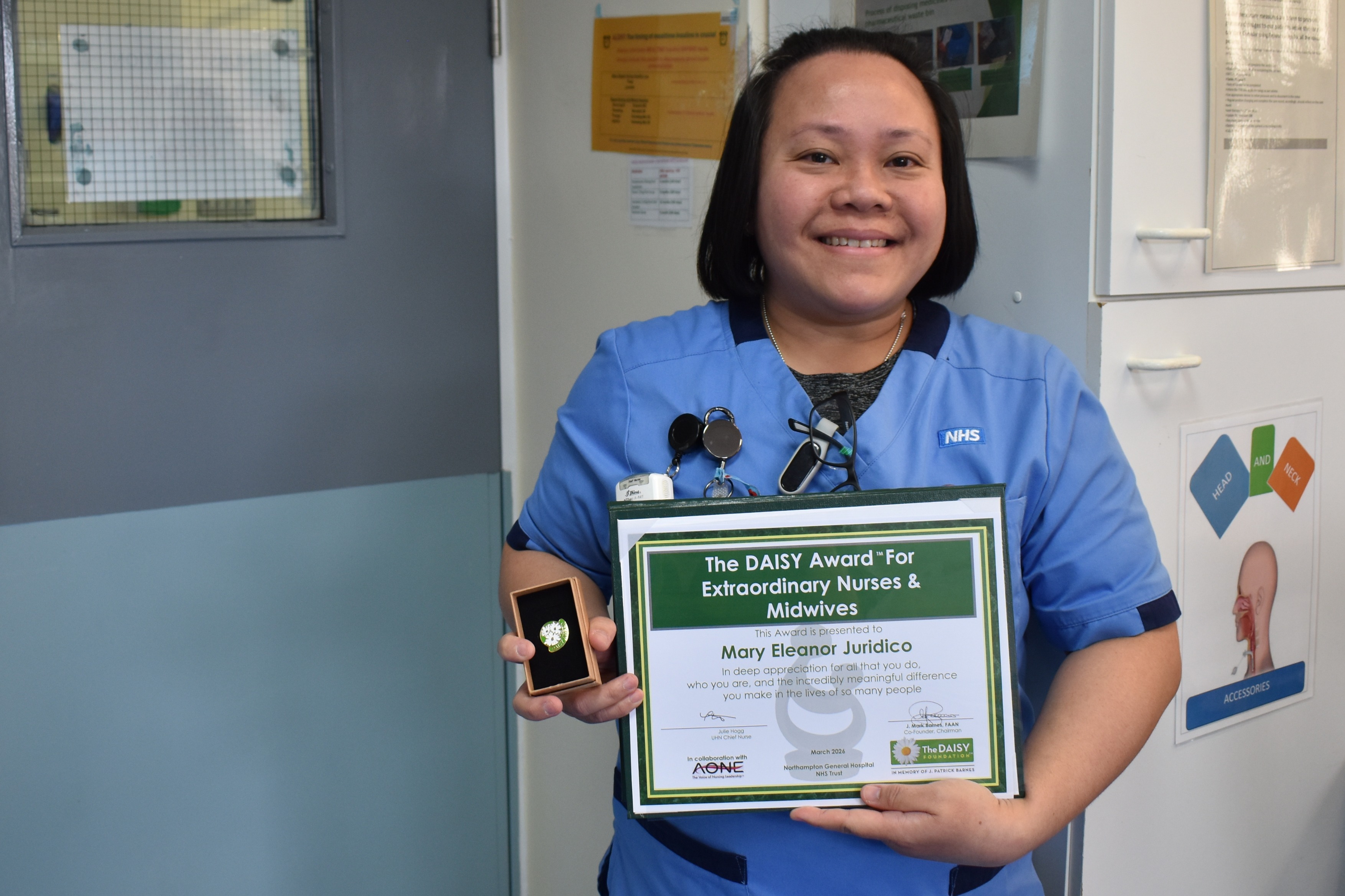 Midwives and staff nurses at NGH receive DAISY Awards for outstanding care