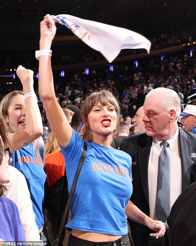 Taylor Swift is credited with breaking 'Trump curse' in New York Knicks ...