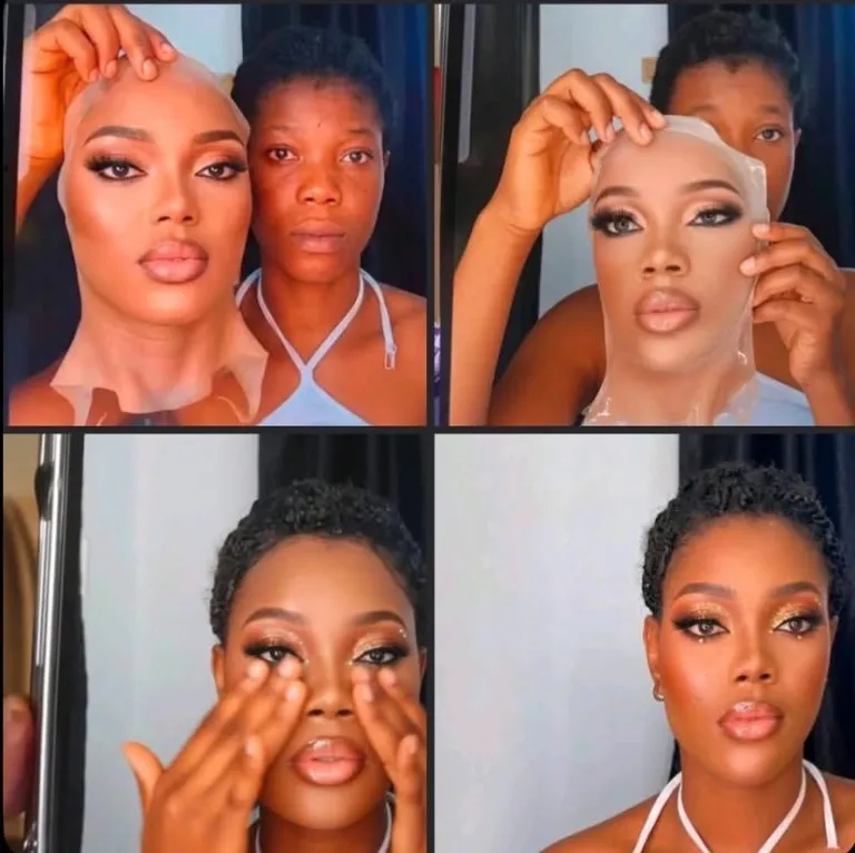 Viral 'artificial faces' for women, AI-generated