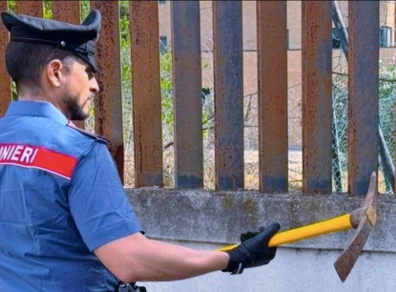 Terrore all’ex clinica Valle Fiorita: armato di piccone minaccia di ...