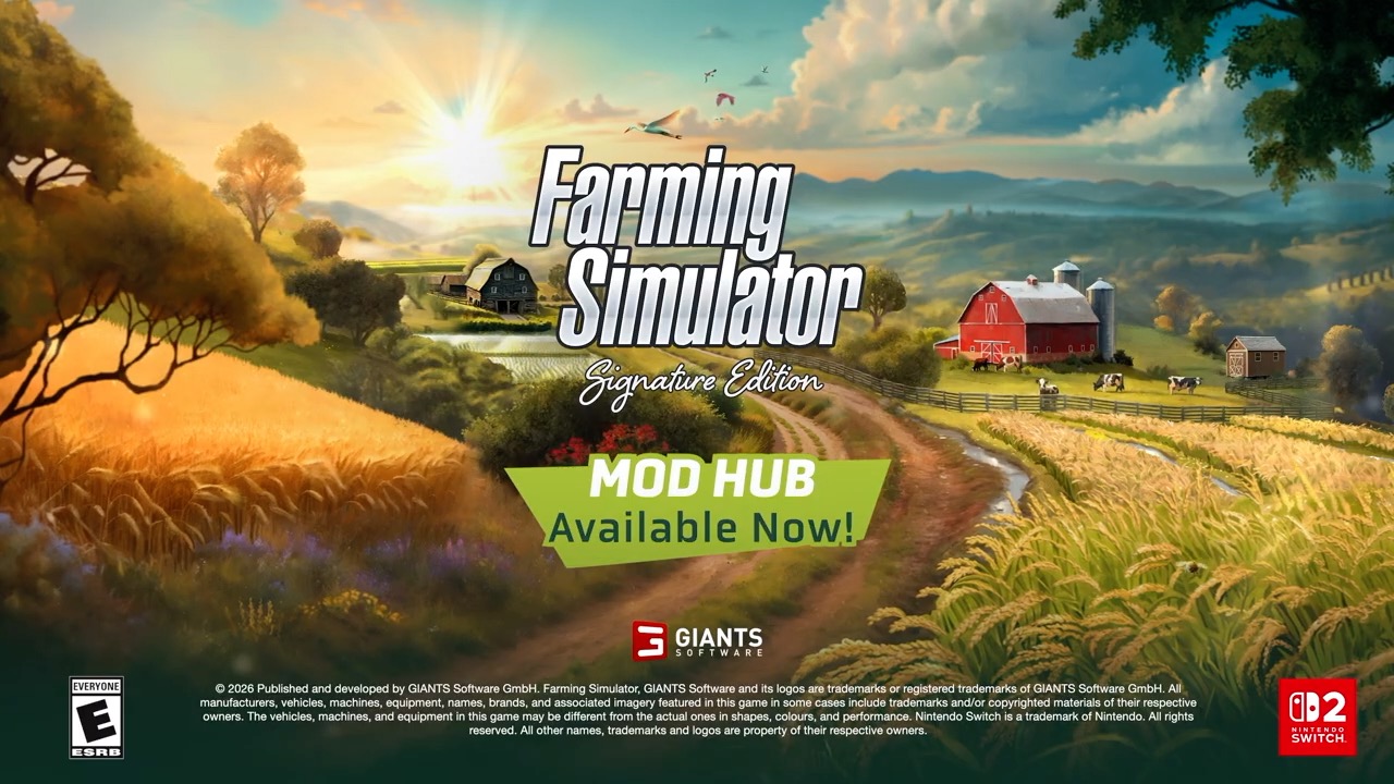 Farming Simulator Signature Edition official ModHub launch trailer