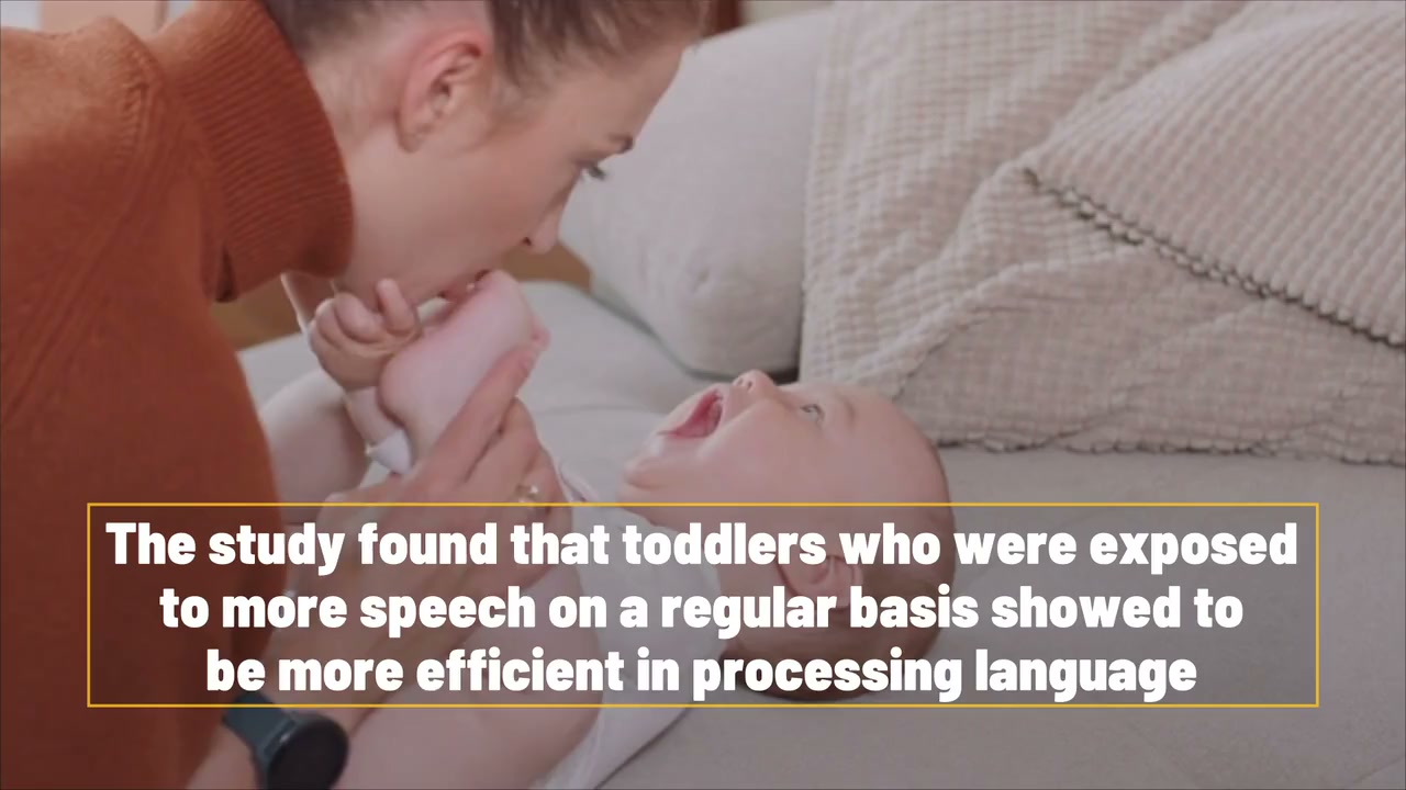 Talk to your baby to develop their brain