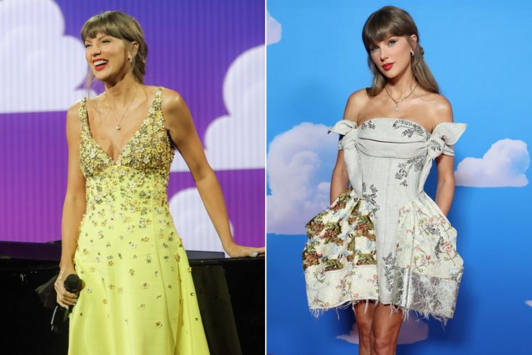 Taylor Swift’s 'drop-dead gorgeous' look in yellow steals the show at ...
