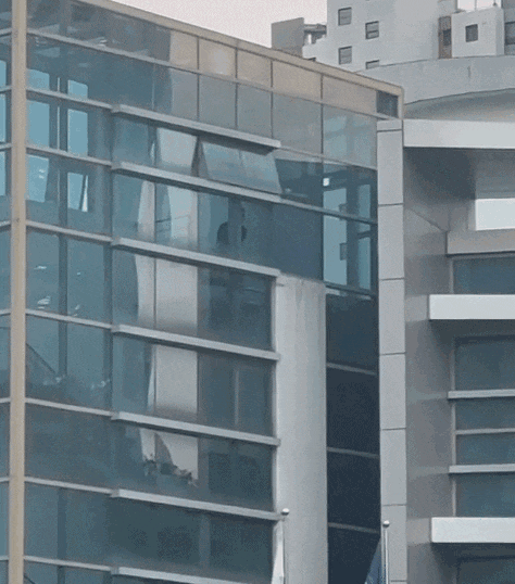 Election Commission employee practices golf at office