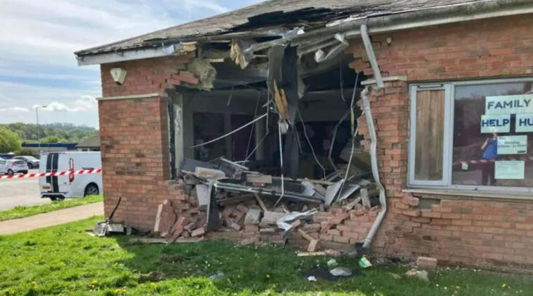 Youth club repairs begin after lorry crash