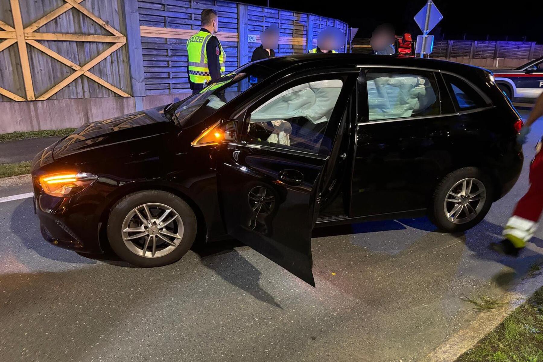 Autodiebe nach Verfolgungsfahrt in Deutschlandsberg verunfallt