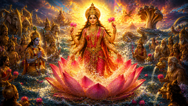 What made Goddess Lakshmi leave Vaikuntha forever?