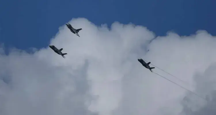 F-35 przeleciały nad Polską. Mamy zdjęcia z tego wydarzenia