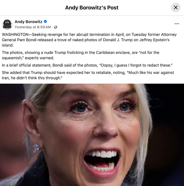 Did Pam Bondi release explicit photos of Trump after he fired her? Don ...