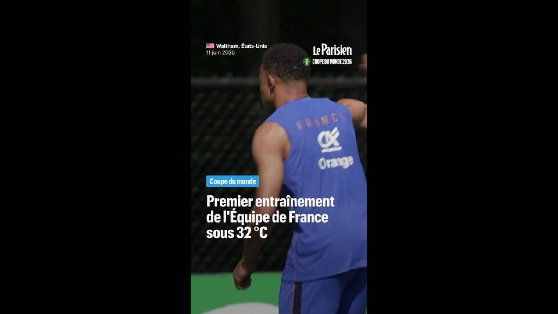 Les Bleus s'entraînent sous la chaleur