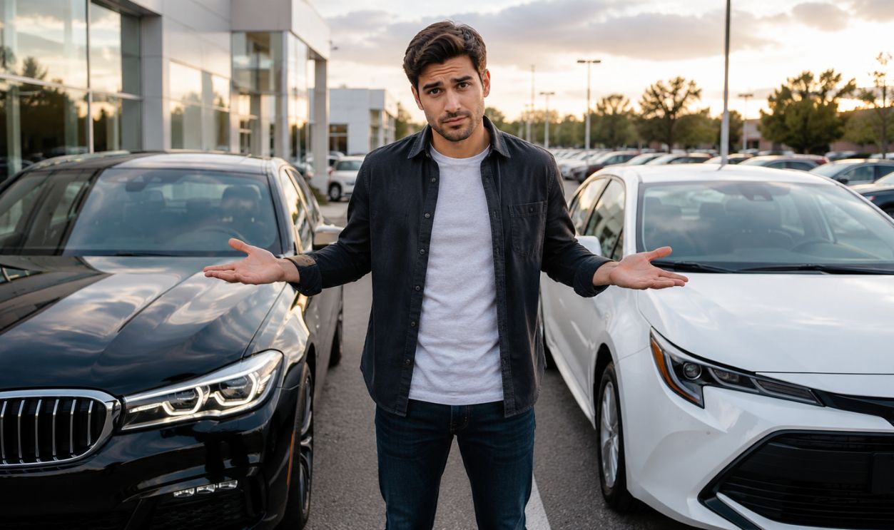 My friend insists buying a used luxury car is smarter than buying a new ...
