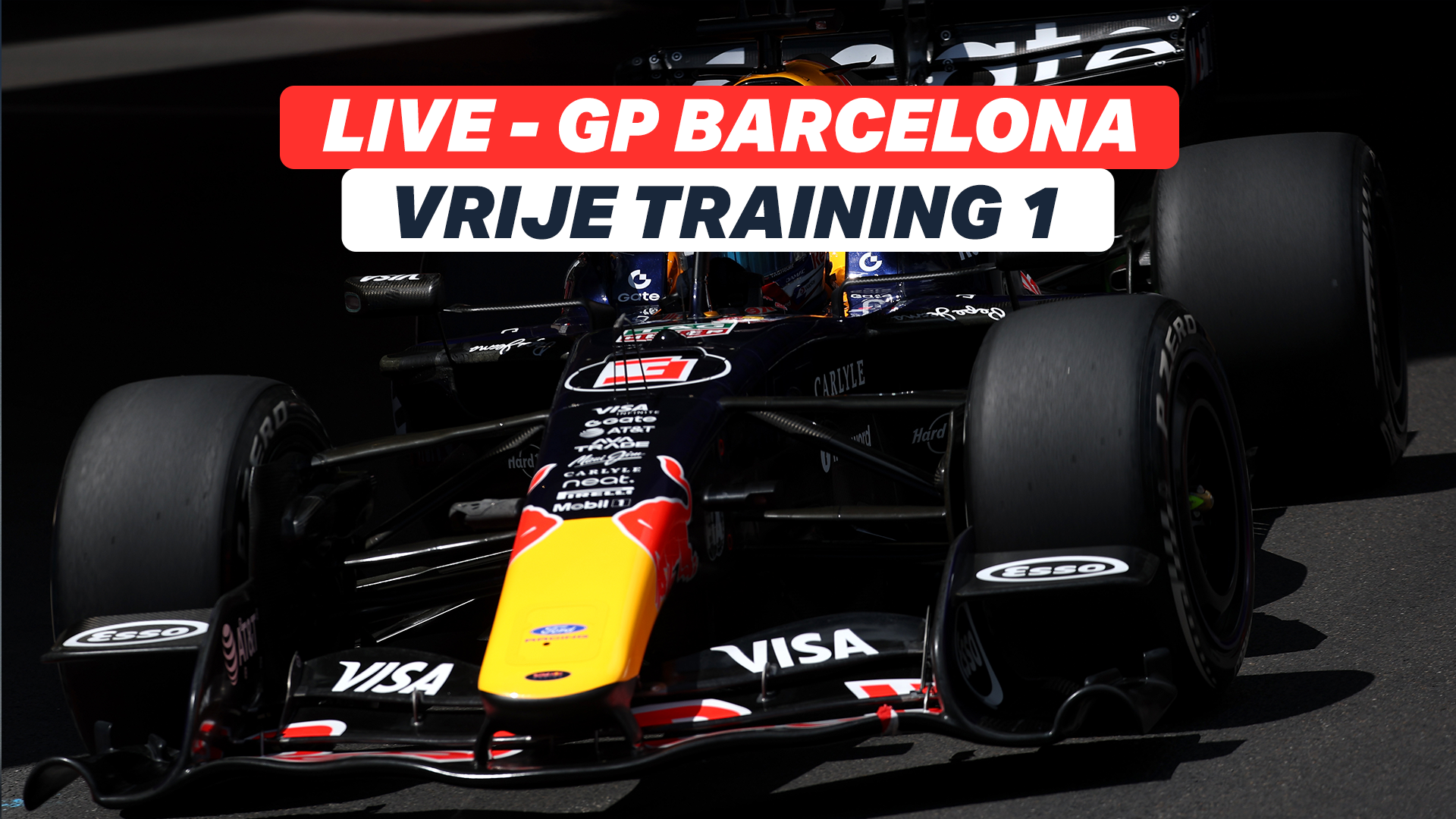 Live reacties na lastige training voor ontevreden Verstappen in Barcelona