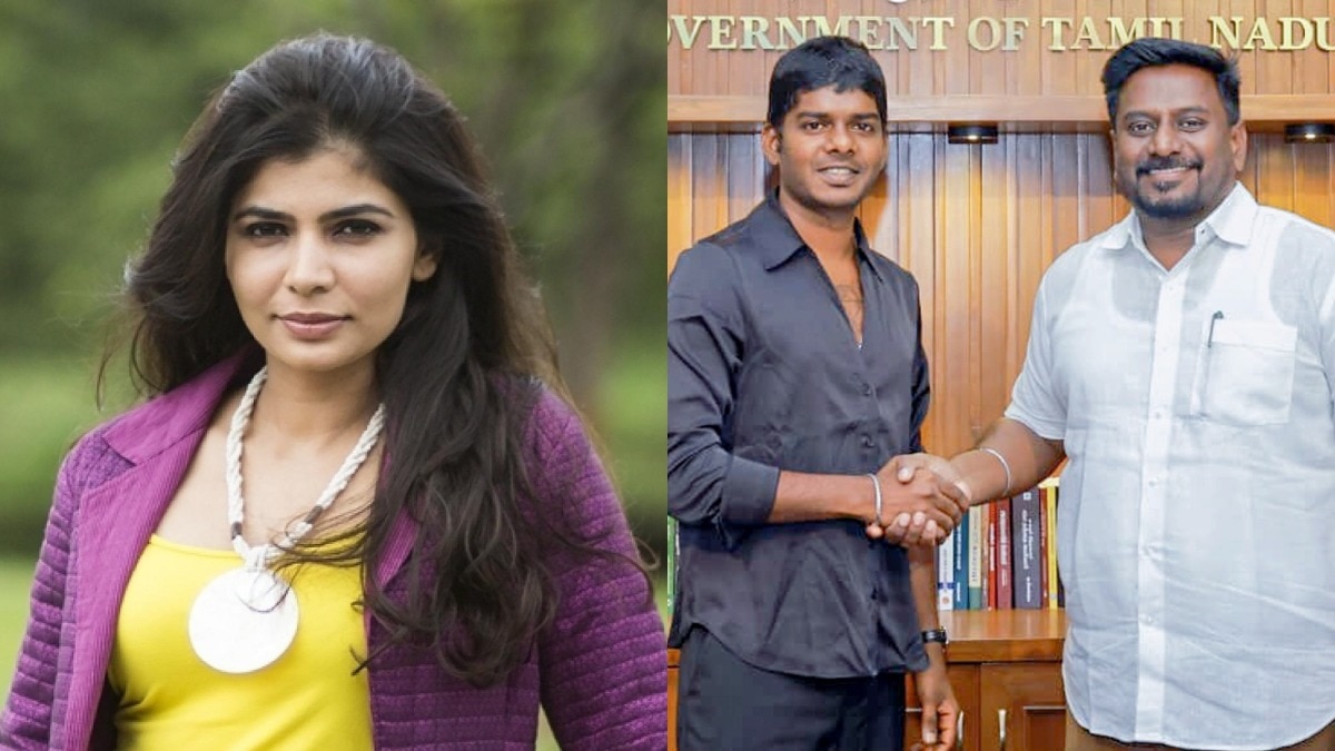 Singer Chinmayi calls out TVK and DMK over platforming sexual abuser Vedan