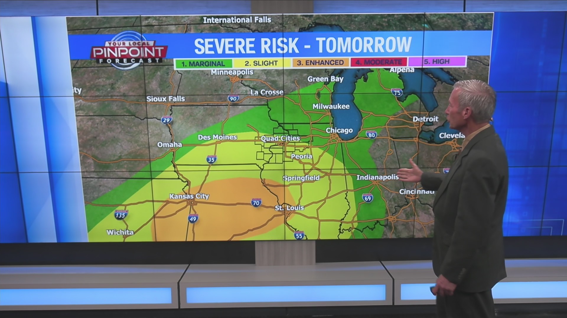 Quiet today, but more storms Saturday