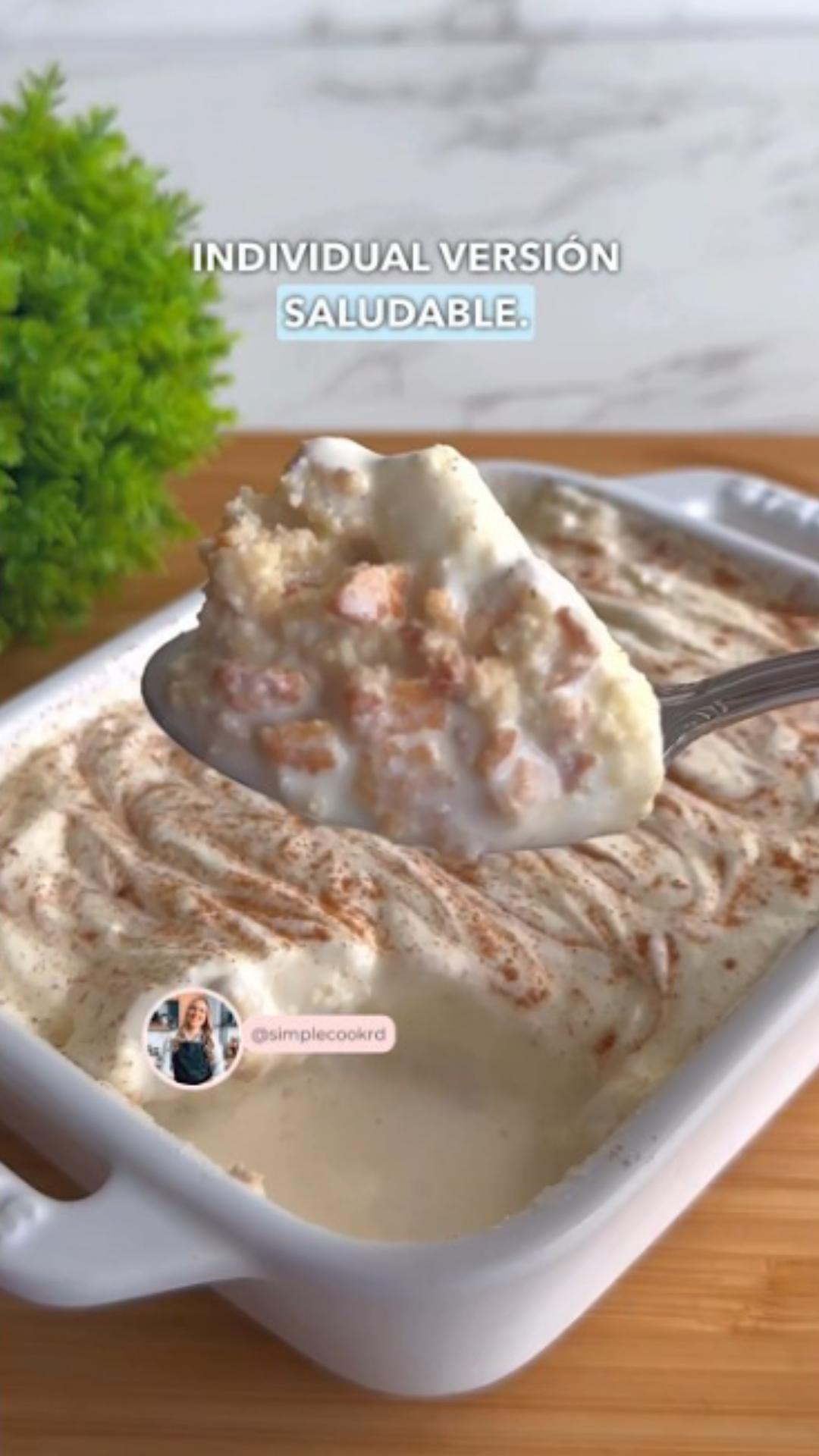 Pastel tres leches individual rápido y saludable