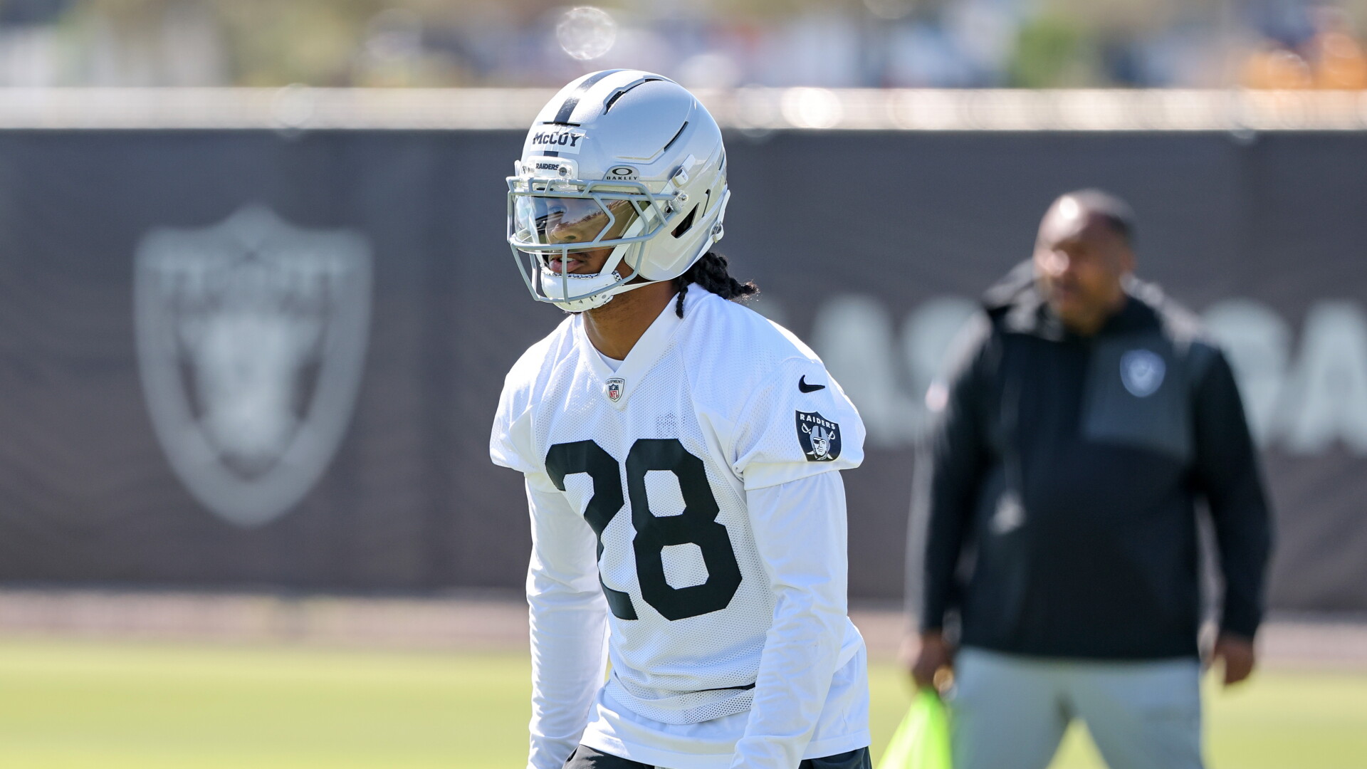 Raiders expect Jermod McCoy to be healthy enough to do plenty of work ...