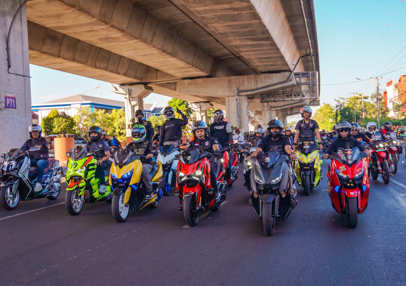 Bukan sekadar morning ride, Motul dan IPONE manjakan komunitas Makassar ...