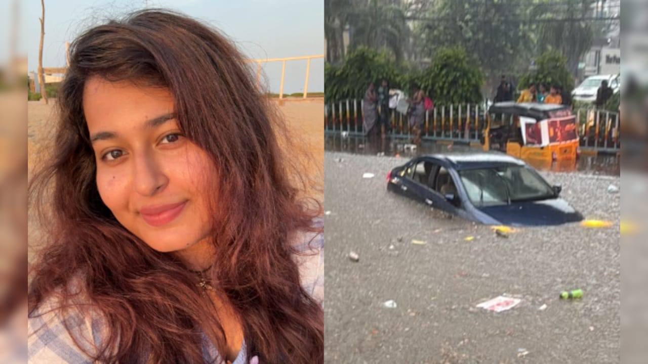 Rescued from flooded car, Hyderabad woman praises cop's efforts amid rain