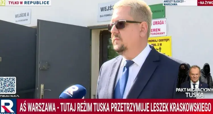 „Sytuacja jest absurdalna”. Adwokat Kraskowskiego od kilku godzin czeka ...