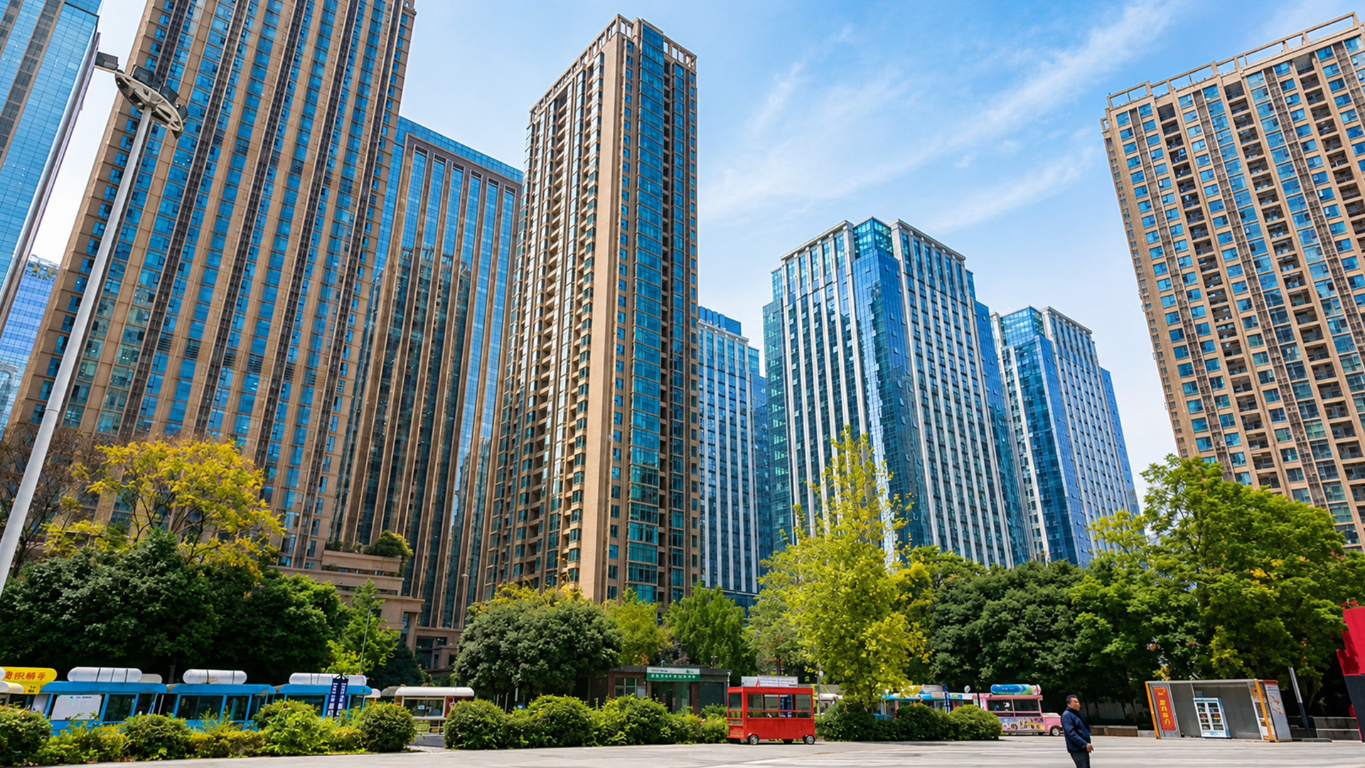 Exploring China’s vertical neighborhood hidden behind a lush urban park