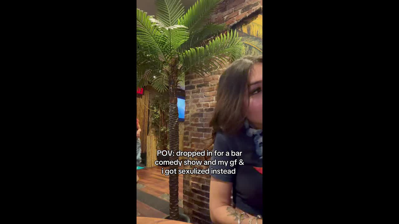 Lesbian couple left visibly uncomfortable as comedian targets them with ...