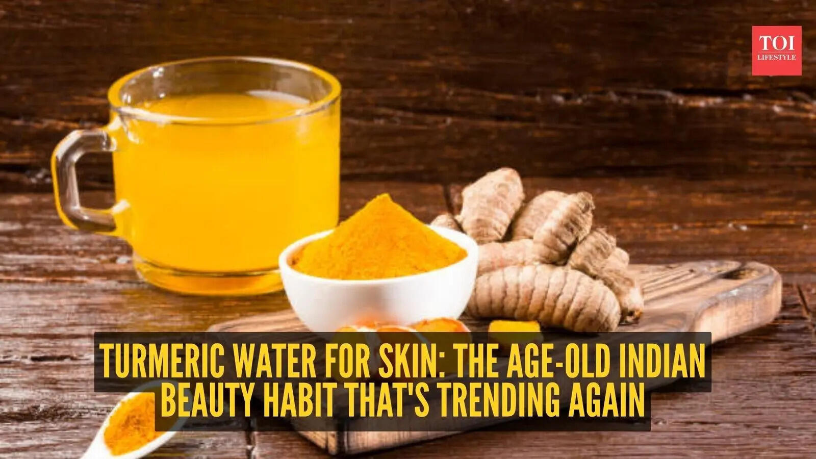 Turmeric water for skin: Benefits, how it works, and the best way to ...