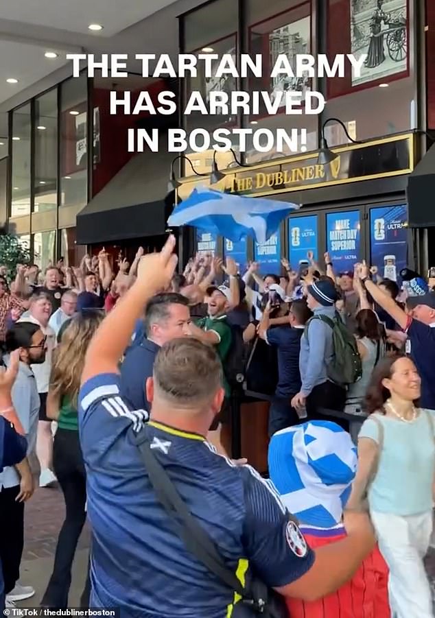 American's shock as Scottish fans arrive at Airbnb across street and ...