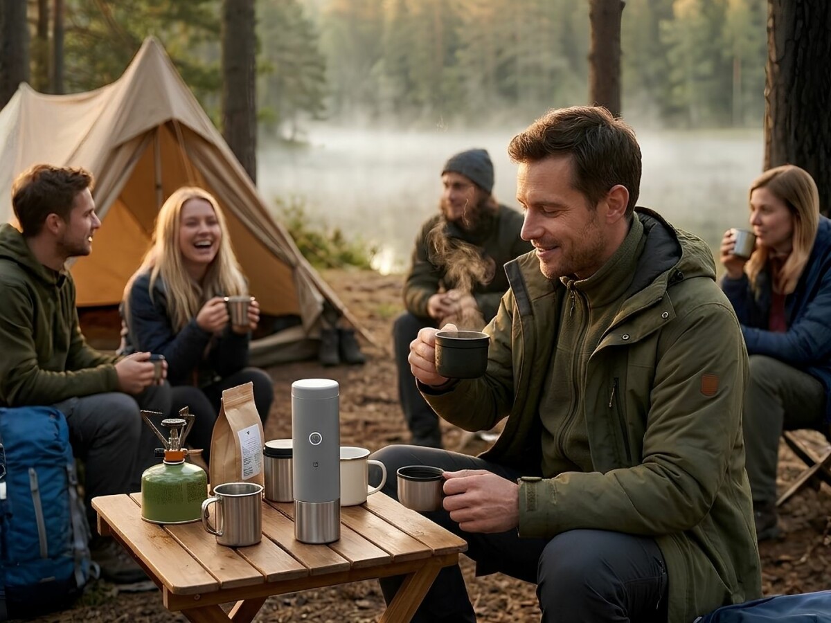 Ideal für Camper: Sieht aus wie eine Thermoskanne, kocht aber bis zu ...